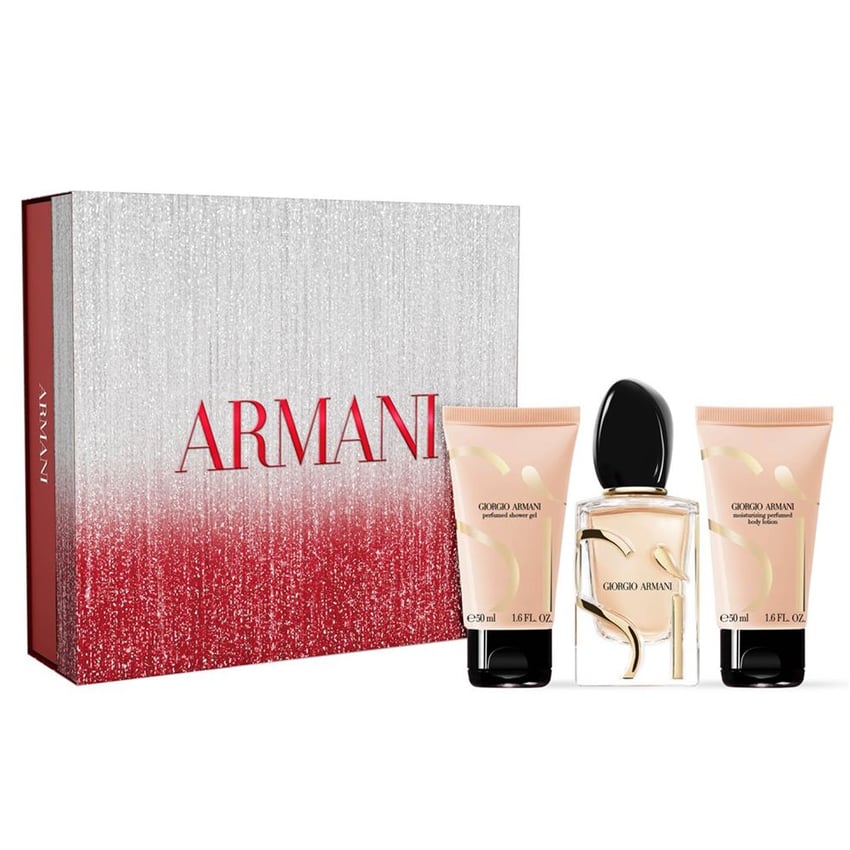 Giorgio Armani Sì Eau de Parfum 50ml + Body Lotion 50ml + Shower Gel ...