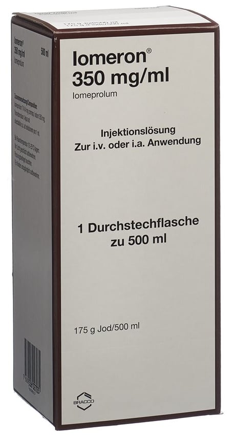 IOMERON Inj Lös 350 mg/ml 500ml Fl 1 Stk | Sun Store Apotheke