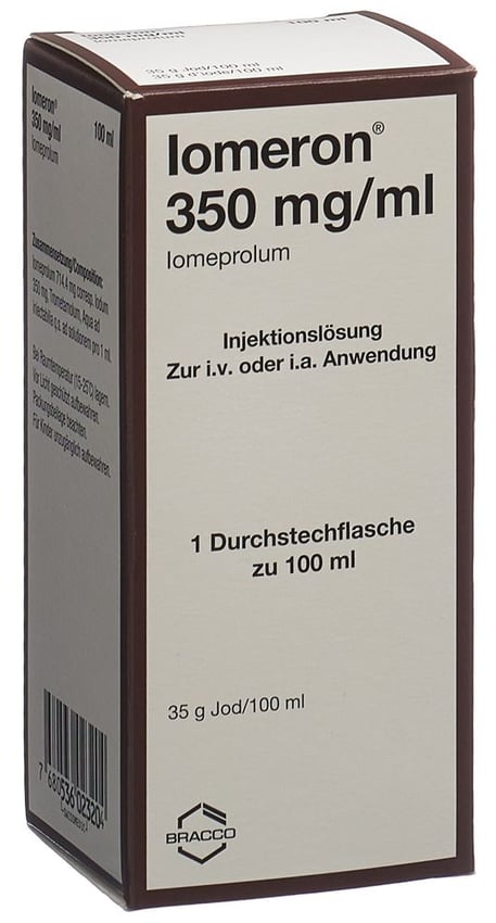 IOMERON sol inj 350 mg/ml 100ml fl 1 pce | Pharmacie Sun Store