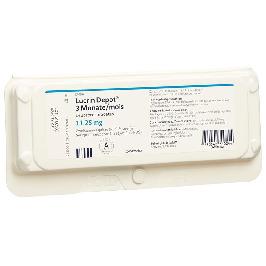 LUCRIN PDS subst sèche 11.25 mg ser pré 1 pce | Pharmacie Sun Store