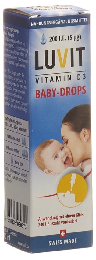 LUVIT Vitamine D3 Baby-Drops fl gtt 10 ml | Pharmacie Sun Store