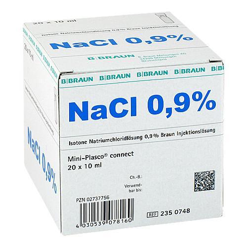 NACL Braun sol vectr 0.9 % 10ml Mini Plasco connect 20 pce | Pharmacie ...