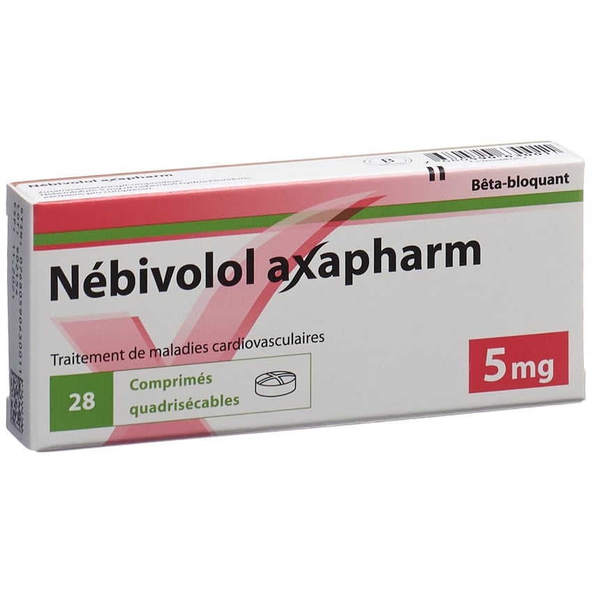 NEBIVOLOL axapharm cpr 5 mg blist 28 pce | Pharmacie Sun Store