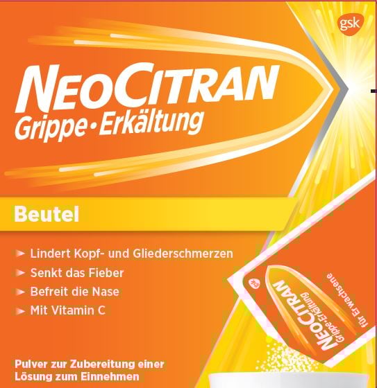 NEOCITRAN Grippe refroidissements pdr adult sach 12 pce | Pharmacie Sun ...
