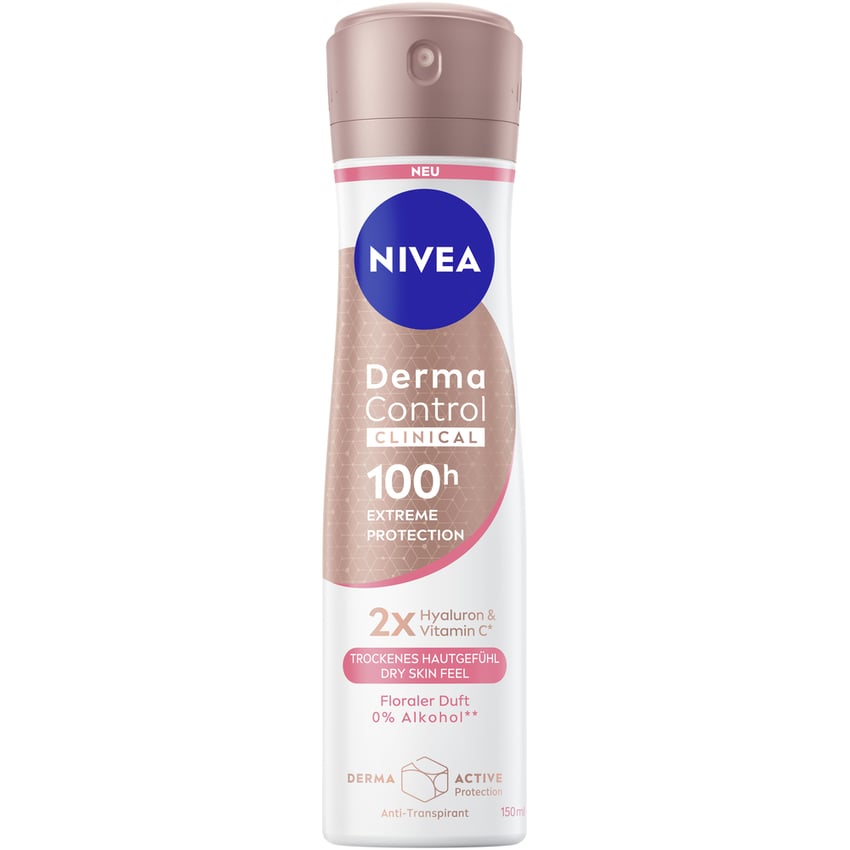 Nivea Deo Derma Control Clinical Ultra Dry Touch Spray Female Aeros Spr ...