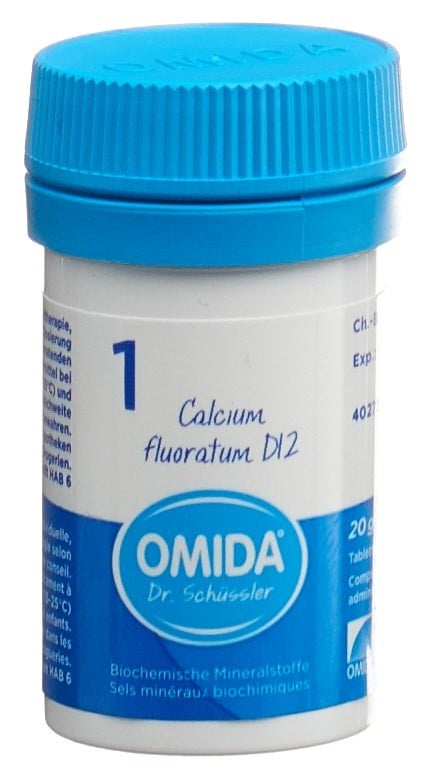 Omida Nr1 Calcium fluoratum Tabl 12 D Ds 20 g | Sun Store Apotheke