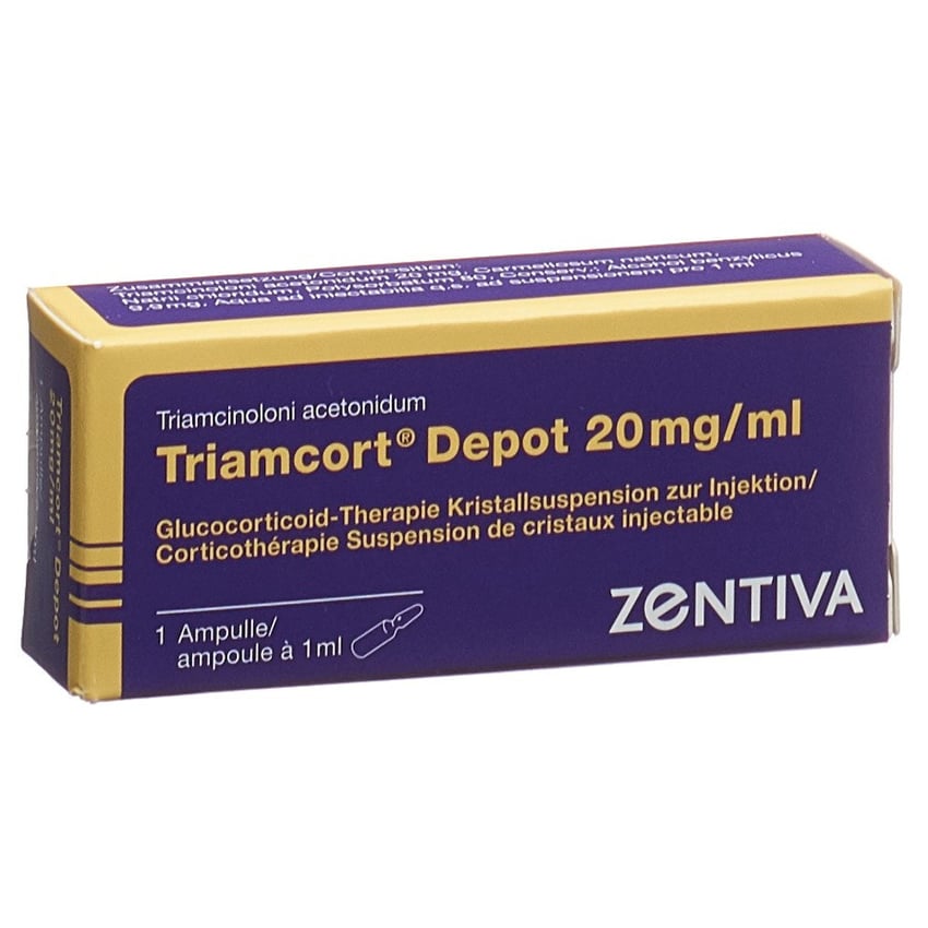 TRIAMCORT Depot Krist Susp 20 mg/ml Amp 1 ml | Sun Store Apotheke