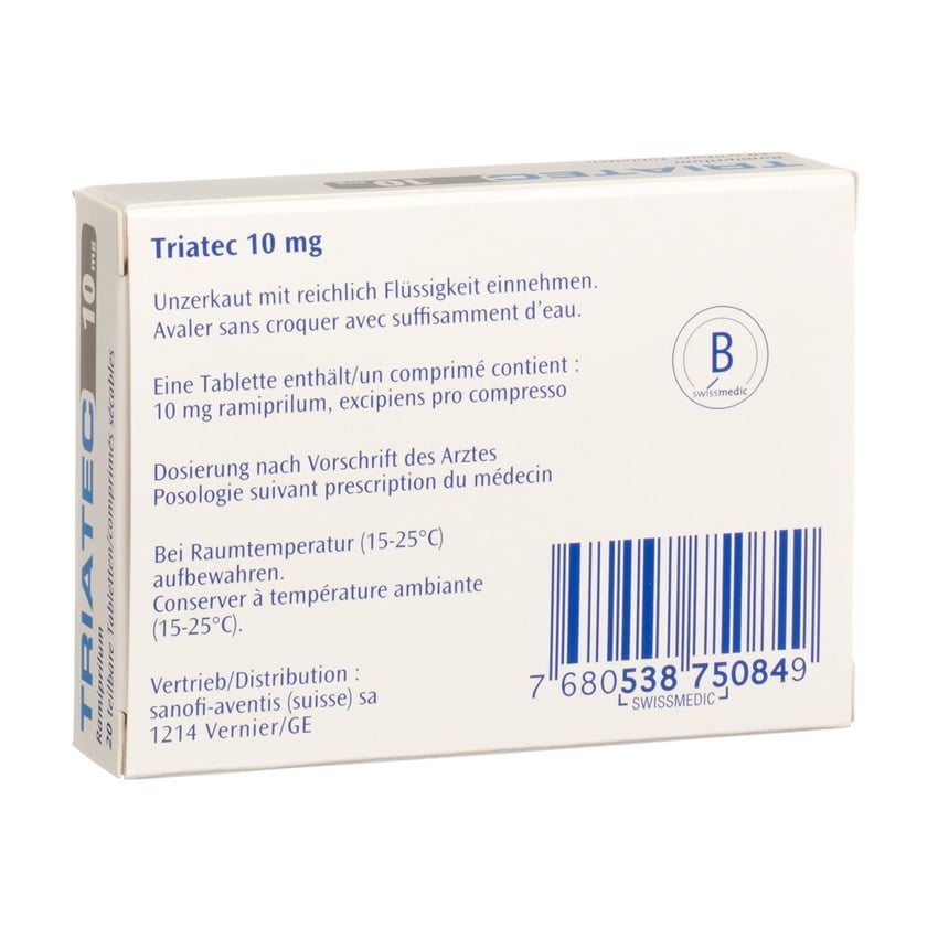 TRIATEC cpr 10 mg blist 20 pce | Pharmacie Sun Store