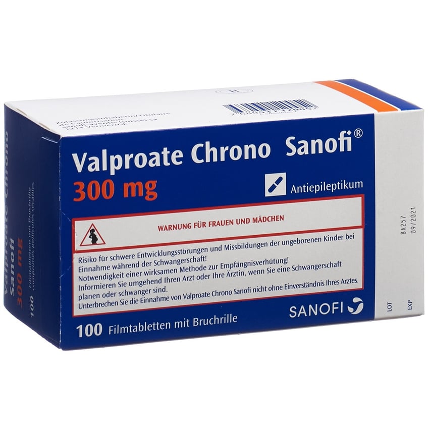 VALPROATE CHRONO Sanofi Filmtabl 300 mg Blist 100 Stk | Sun Store Apotheke