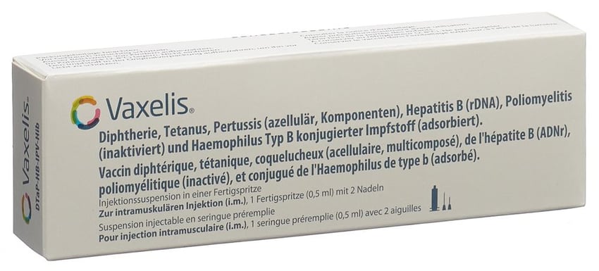 VAXELIS susp inj avec 2 aiguilles séparées ser pré 0.5 ml | Pharmacie ...