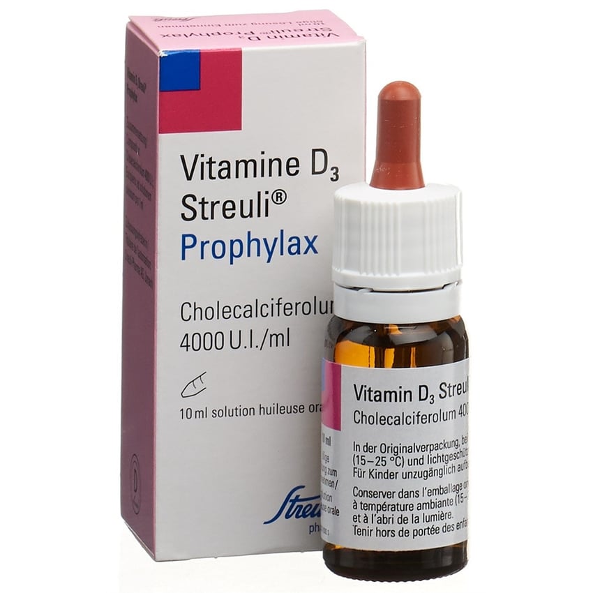 VITAMINE D3 Streuli Lös 4000 IE/ml Prophylax Lösung zum Einnehmen Fl 10 ...
