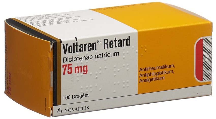 Voltaren Retard drag ret 75 mg blist 100 pce | Pharmacie Sun Store