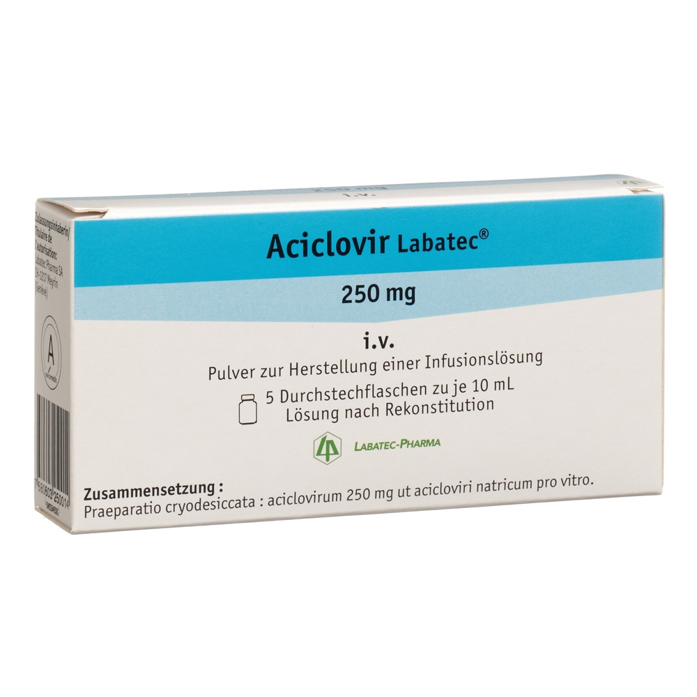 ACICLOVIR Labatec Trockensub 250 mg Durchstf 5 Stk | Sun Store Apotheke
