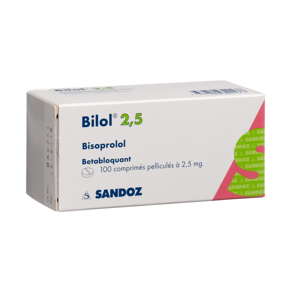 BILOL Filmtabl 2.5 mg Blist 100 Stk | Sun Store Apotheke