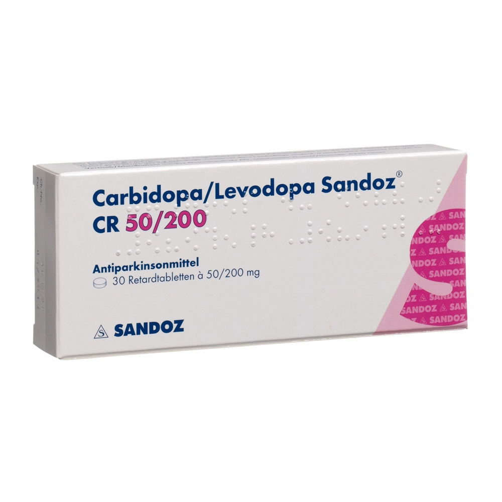 CARBIDO LEVODOPA CR cpr ret 50/200mg blist 30 pce | Pharmacie Sun Store