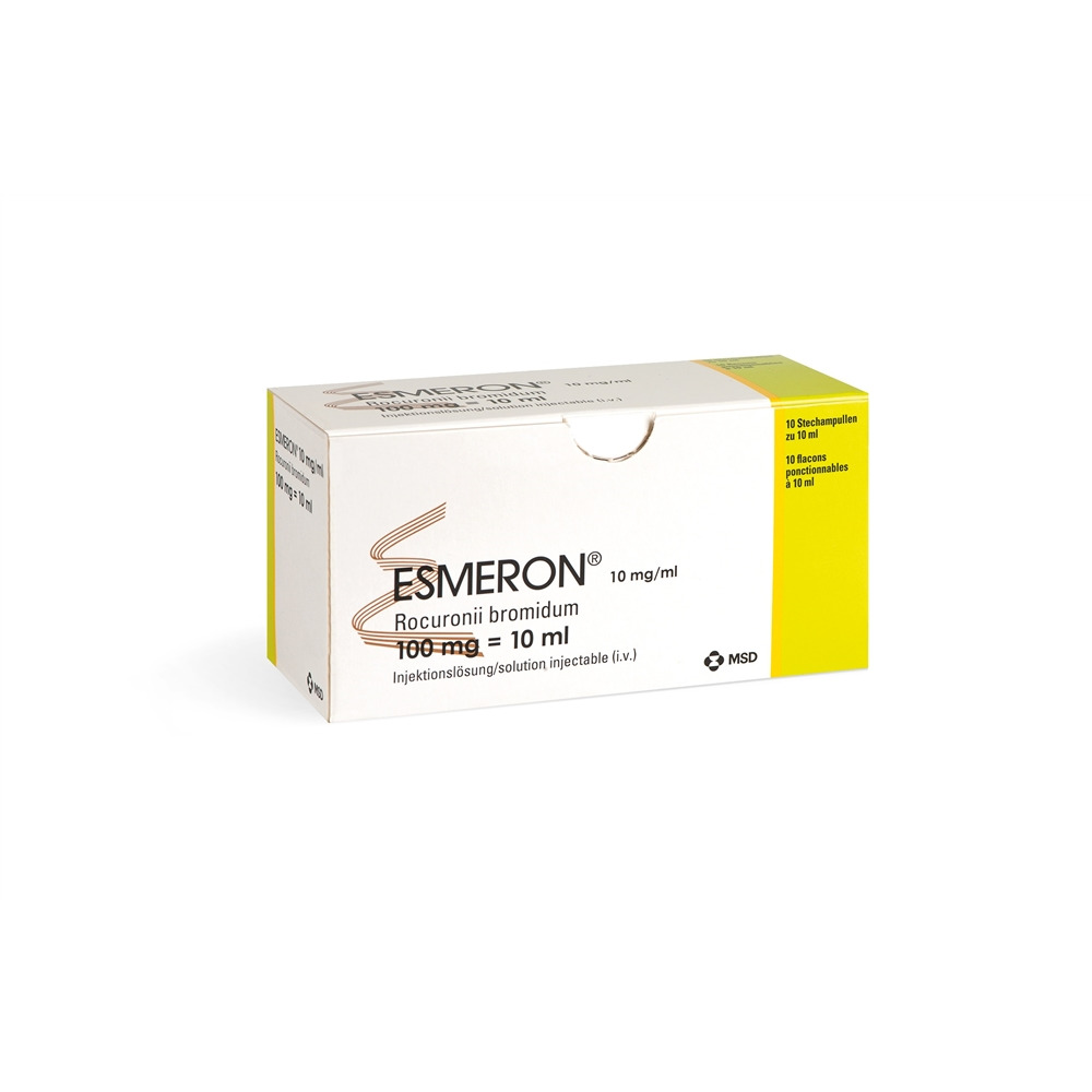 ESMERON Inj Lös 100 mg/10ml Durchstf 10 ml | Sun Store Apotheke