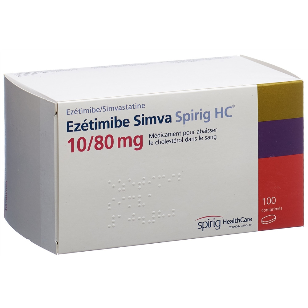 EZETIMIBE SIMVA Spirig HC Tabl 10/80 mg Blist 100 Stk | Sun Store Apotheke