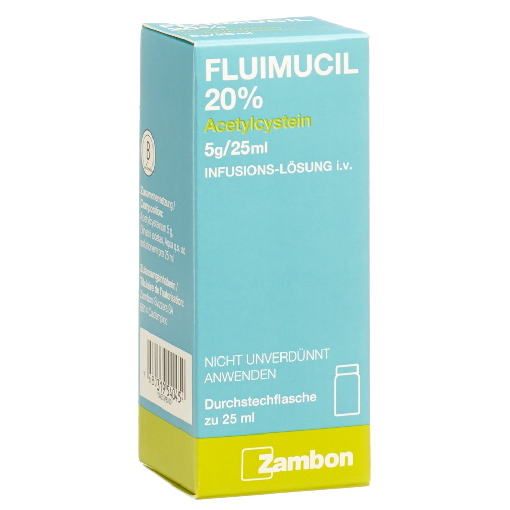 FLUIMUCIL 20% Inf Lös 5 g/25ml Durchstf 25 ml | Sun Store Apotheke