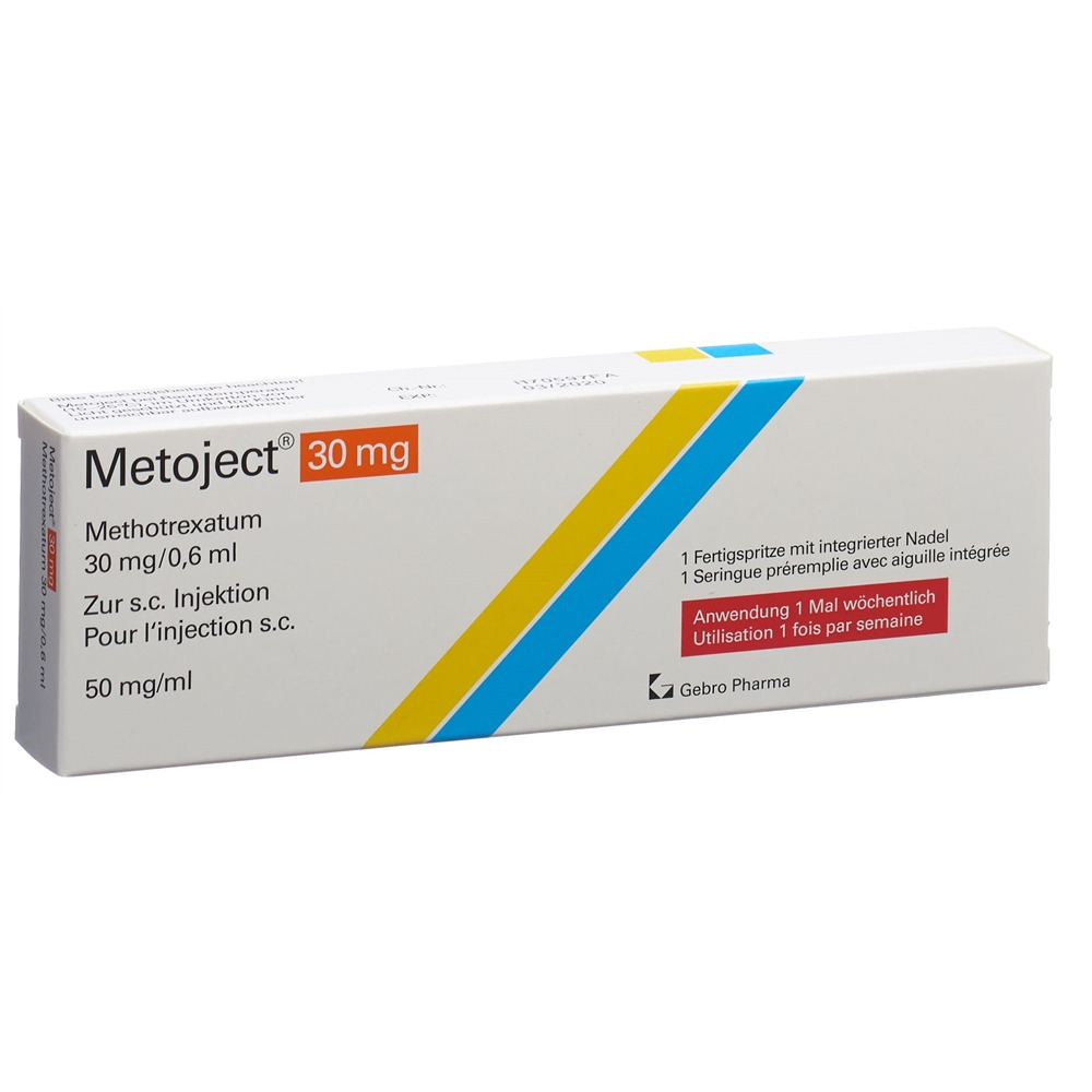 METOJECT Inj Lös 30 mg/0.6ml Fertspr 0.6 ml | Sun Store Apotheke