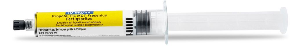 PROPOFOL Fresenius émuls inj 200 mg/20ml seringue prépremplie ser pré 6 ...