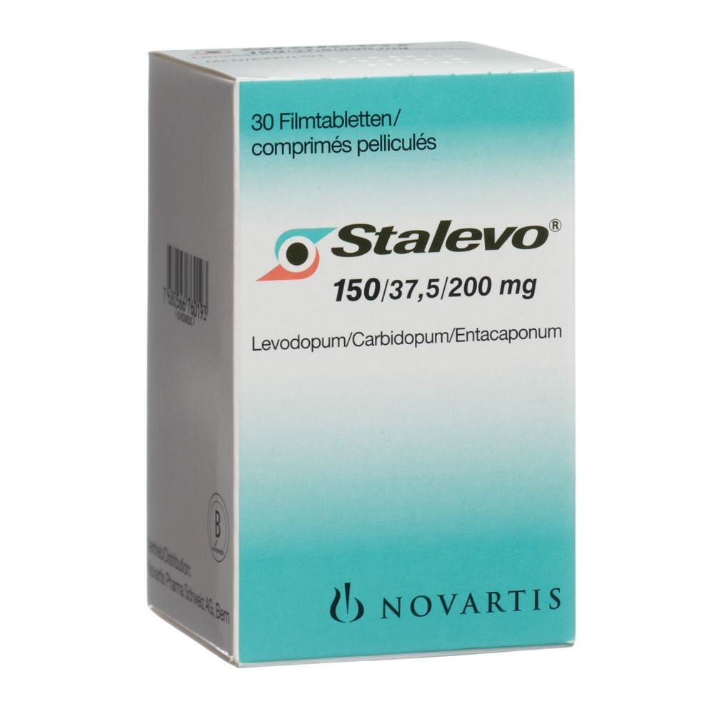 STALEVO cpr pell 150/37.5/200mg bte 30 pce | Pharmacie Sun Store