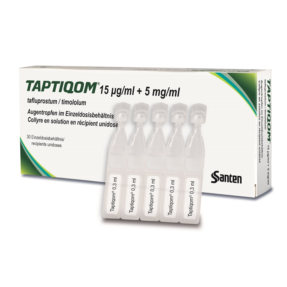TAPTIQOM Gtt Opht 15mcg/ml + 5mg/ml Monodos 0.3 ml | Sun Store Apotheke