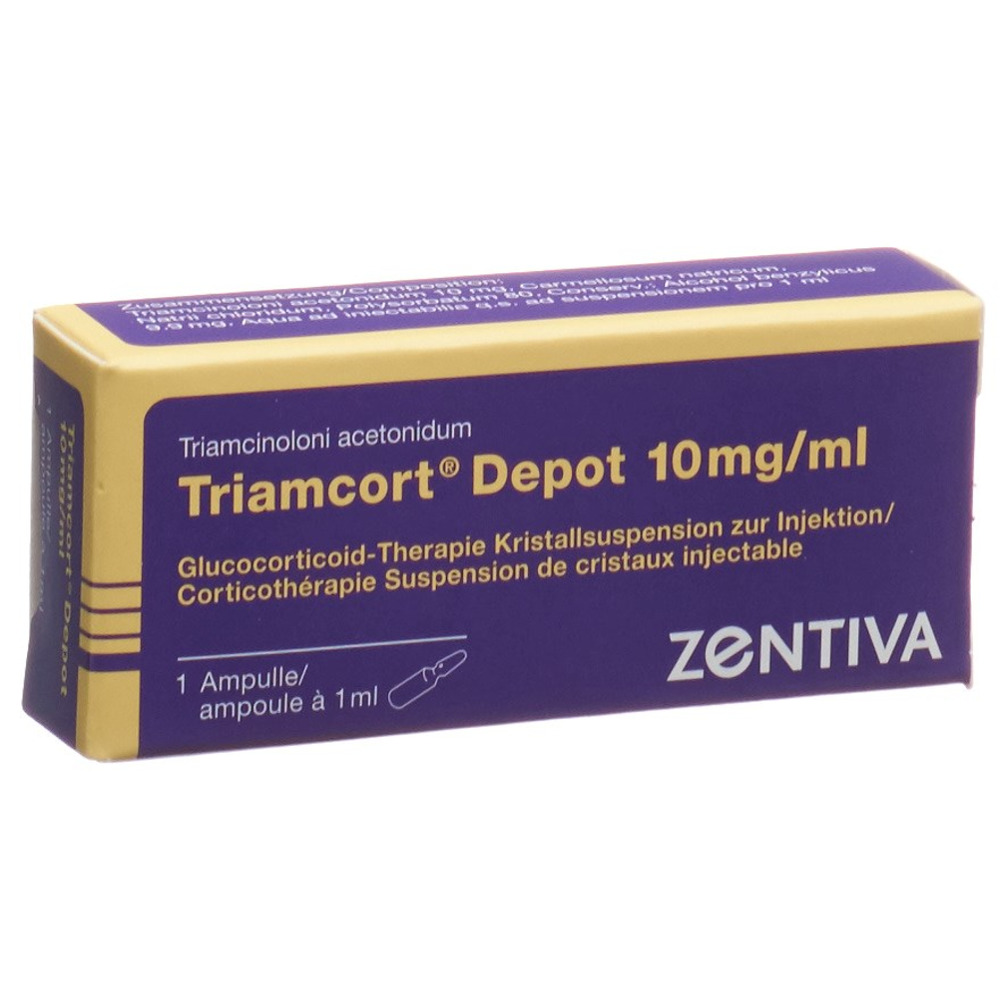 TRIAMCORT Depot Krist Susp 10 mg/ml Amp 1 ml | Sun Store Apotheke